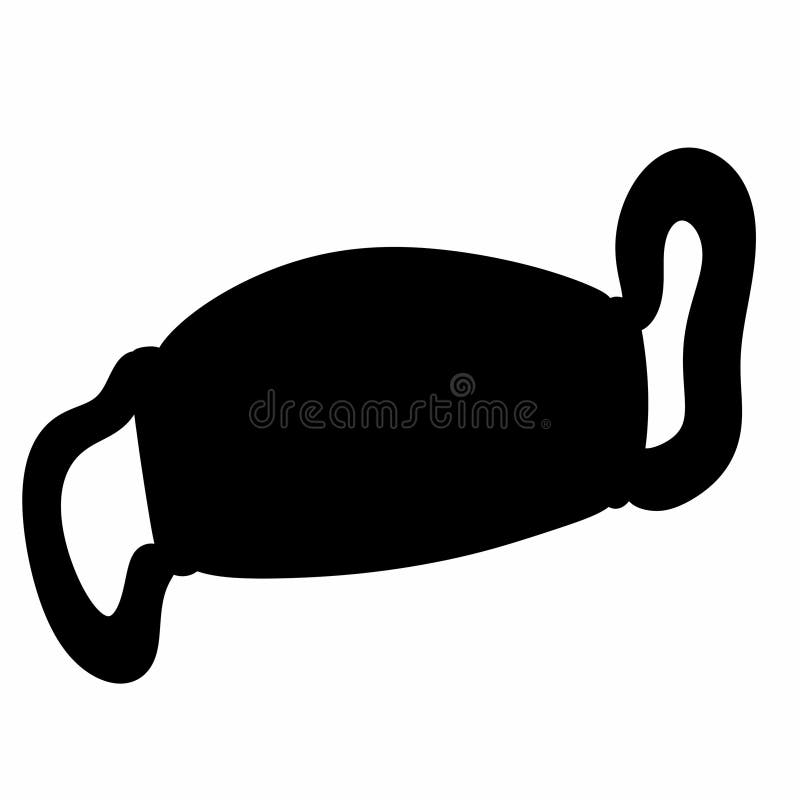 Wear Mask. No Mask No Entry Stock Illustration - Illustration of sign ...