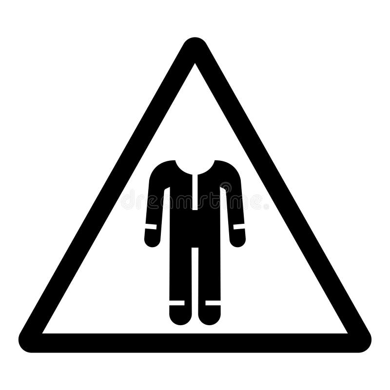 Wear Protective Clothing Symbol Sign ,Vector Illustration, Isolate on ...