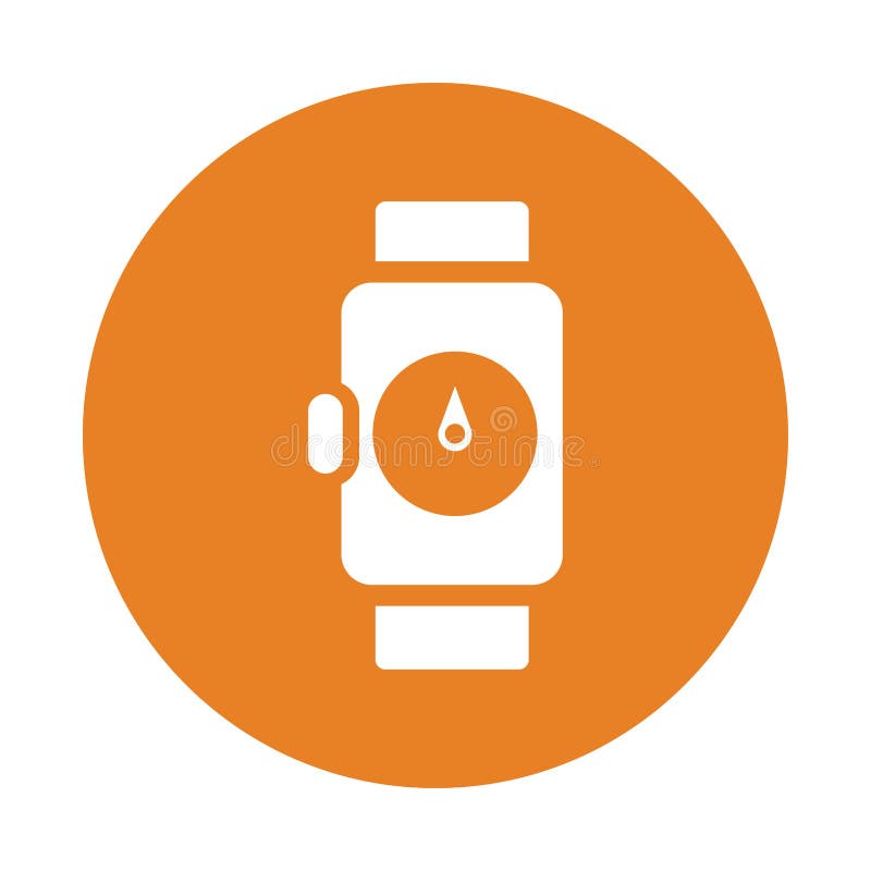 Wear Technologies Icon. Orange Color Vector EPS Stock Illustration ...