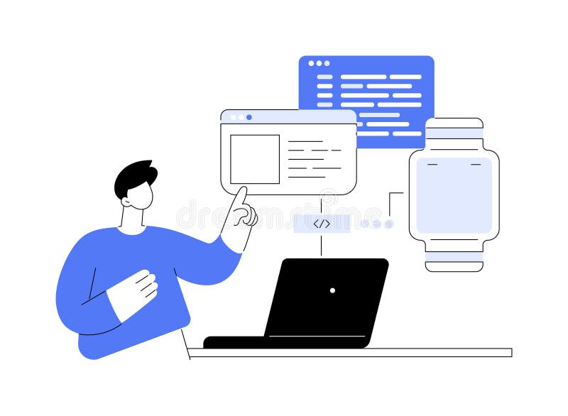 Wearable App Engineering Stock Illustrations – 83 Wearable App ...