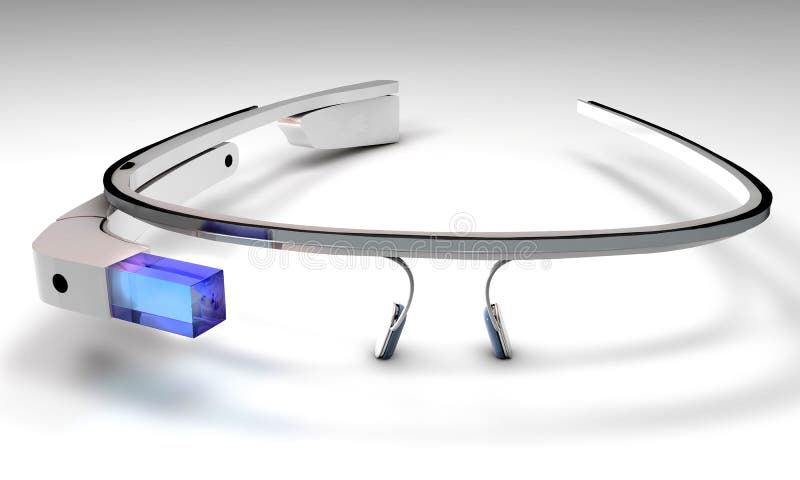 Wearable Computer Technology with an Optical Head-mounted Display Stock ...