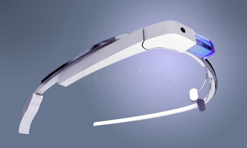 Wearable Computer Technology with an Optical Head-mounted Display Stock ...