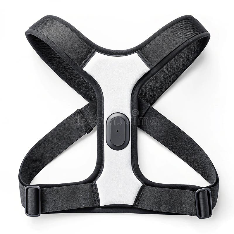 Wearable Posture Corrector Gadget on White Background Stock ...