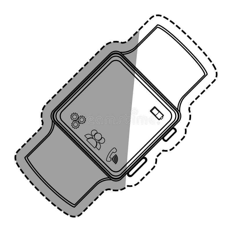 Wearable smart technology stock vector. Illustration of smartwatch ...