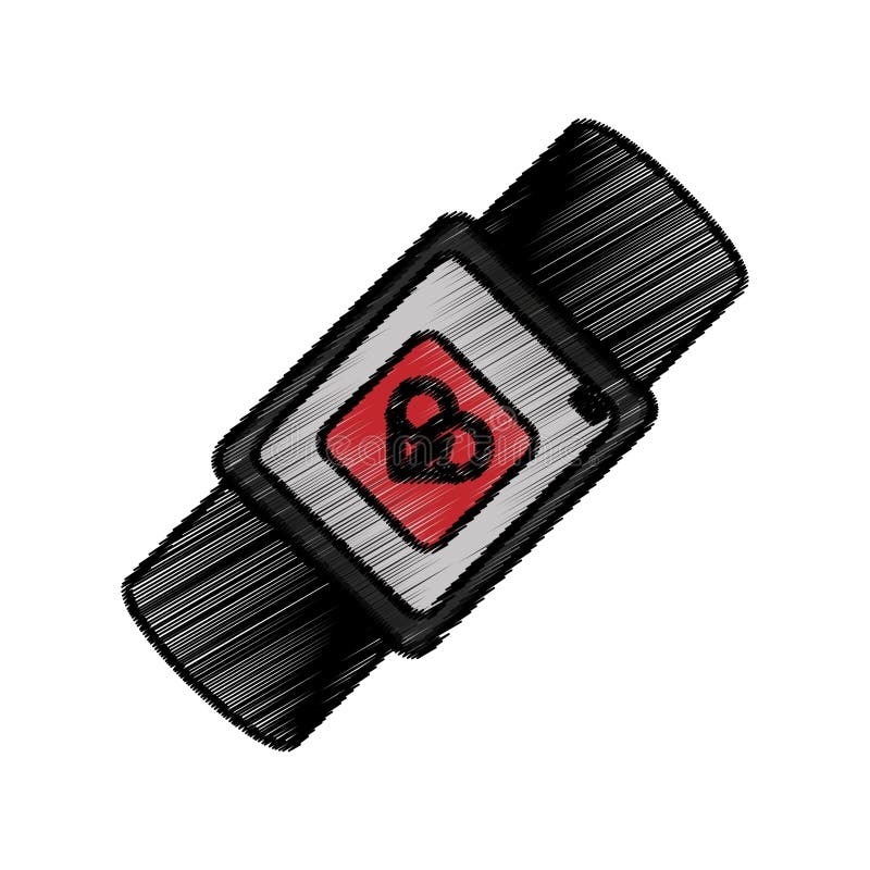 Wearable smart technology stock vector. Illustration of monitor - 81428134