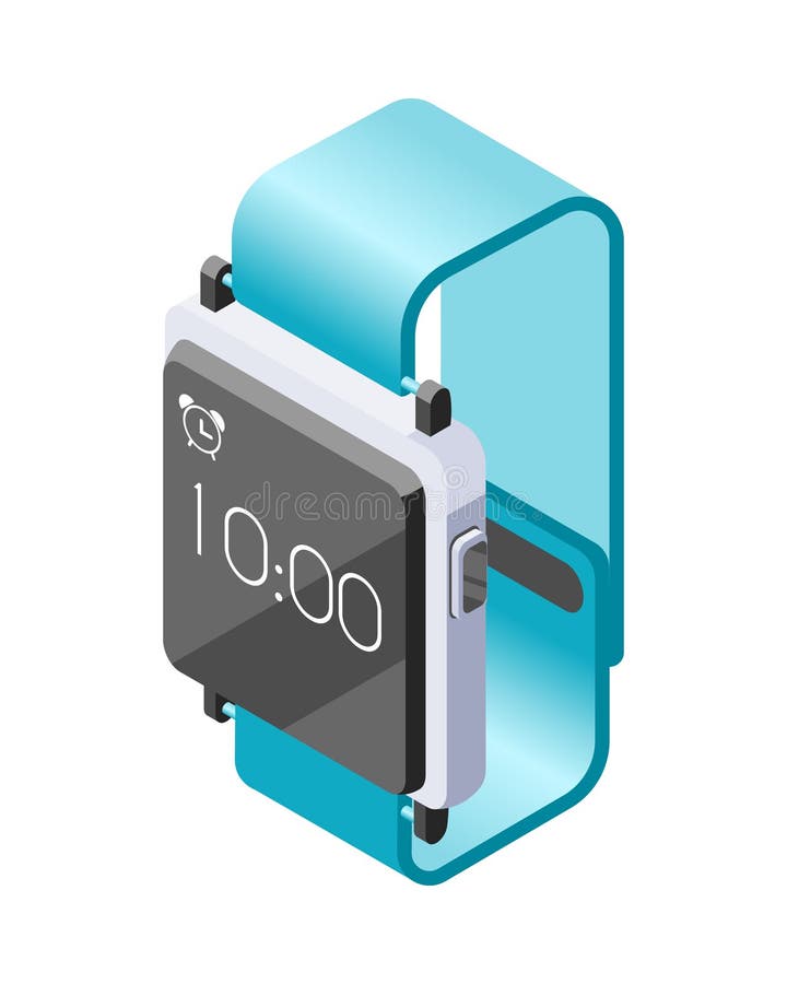 Wearable Smart Patch Flat Icons Stock Vector - Illustration of nurse ...