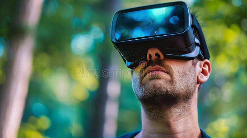 Wearable Tech Devices Facilitating Augmented Reality Experiences Stock ...