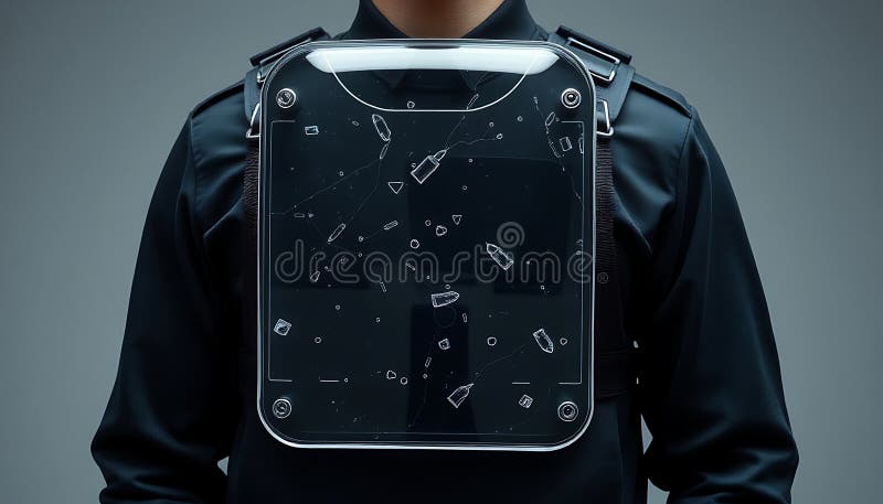 Wearable Tech Vest Display, Modern Gadget and Innovation Generative AI ...