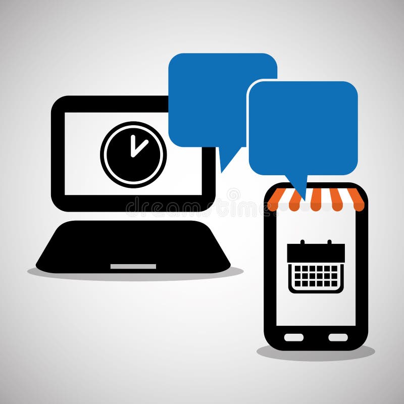 Wearable Technology Date Calendar Time Planning Message Stock ...