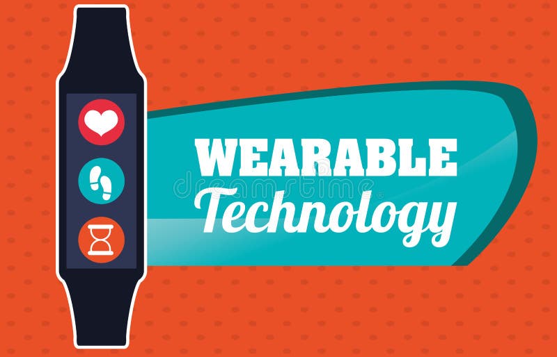 Wearable design stock vector. Illustration of phone, wearables - 49523684