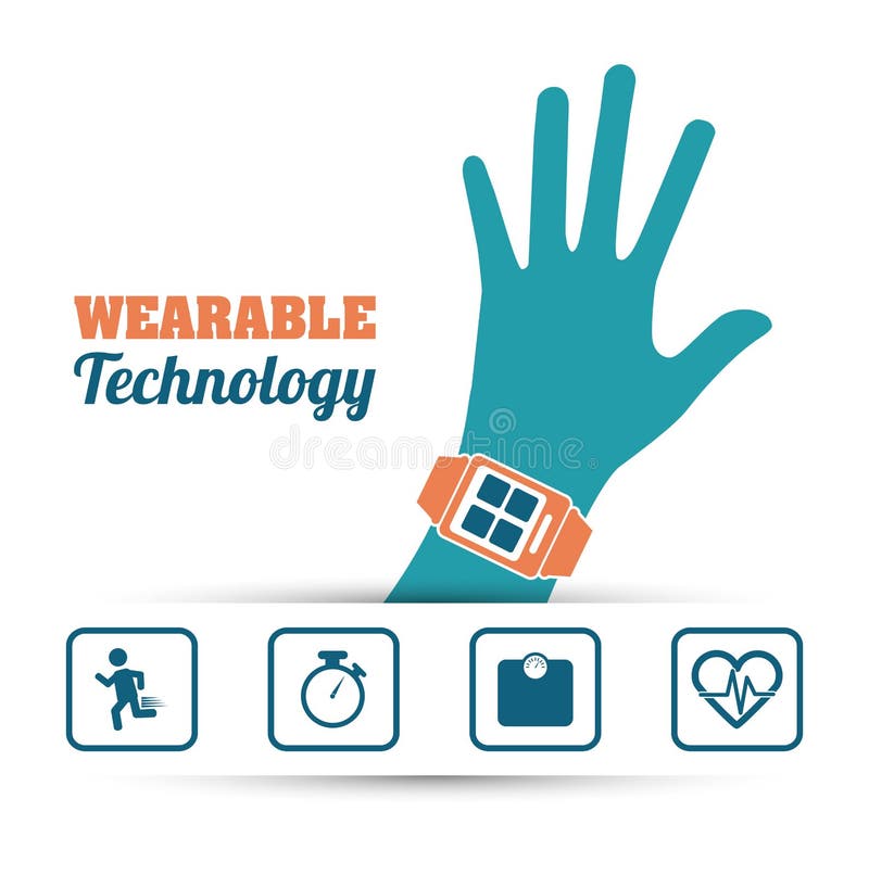 Wearable technology stock vector. Illustration of design - 49763424