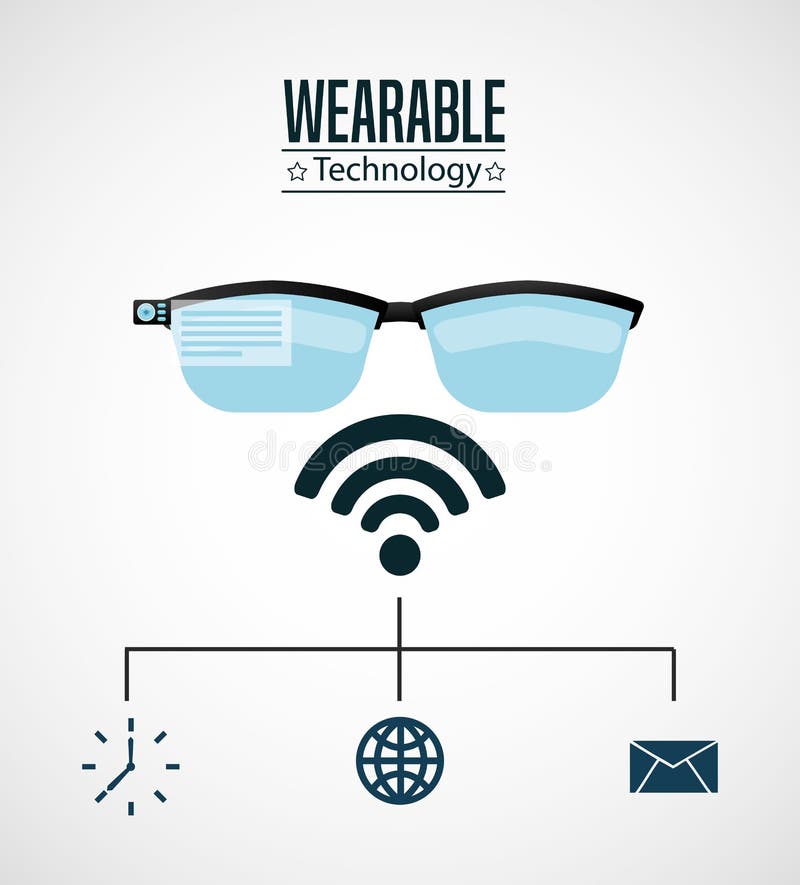 Wearable technology design stock vector. Illustration of tracker - 67178782