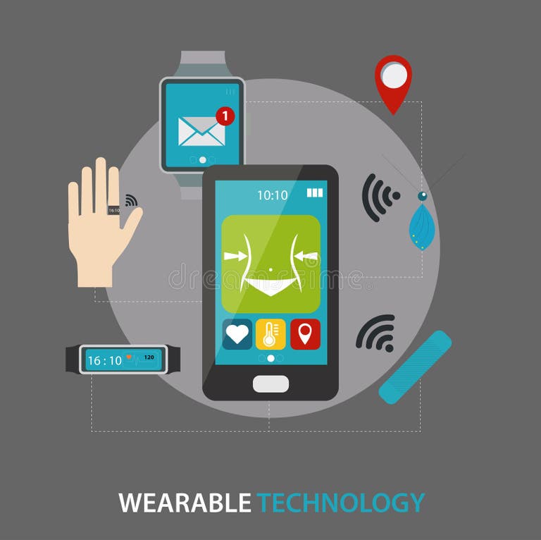 Wearable Technology Designs Stock Illustrations – 826 Wearable ...