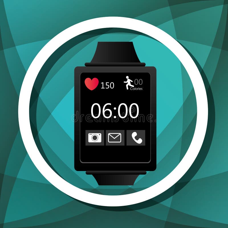 Wearable Technology Graphic Stock Illustration - Illustration of ...