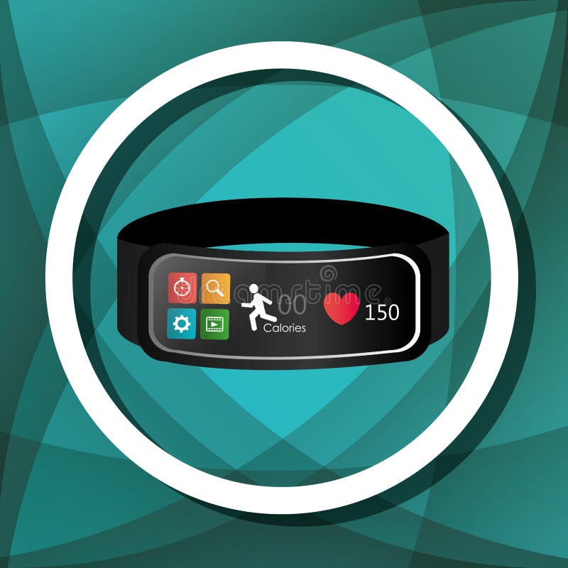 Wearable Technology Graphic Stock Illustration - Illustration of ...