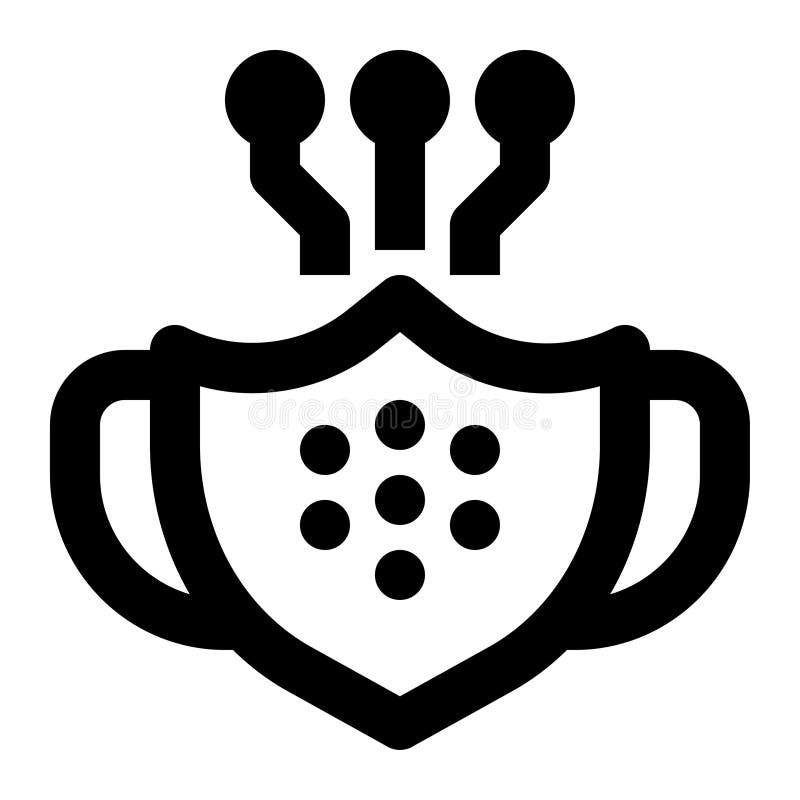 Smart Mask, Healthcare, Medical, Protection Outline Icon Stock ...