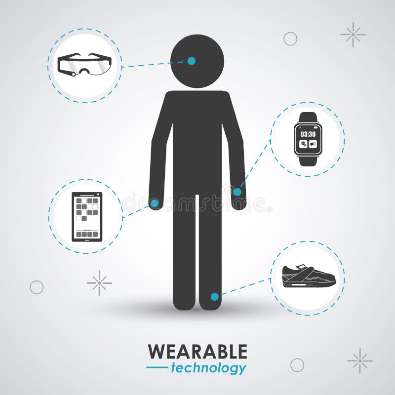 Wearable Technology , Vector Design Stock Vector - Illustration of ...