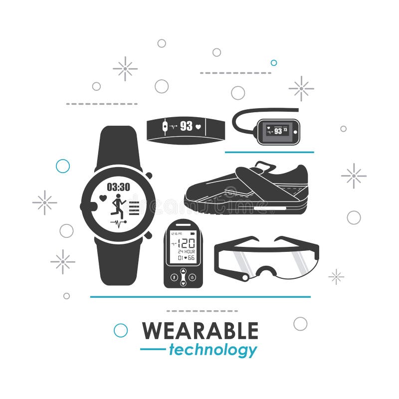 Wearable Technology , Vector Design Stock Vector - Illustration of ...