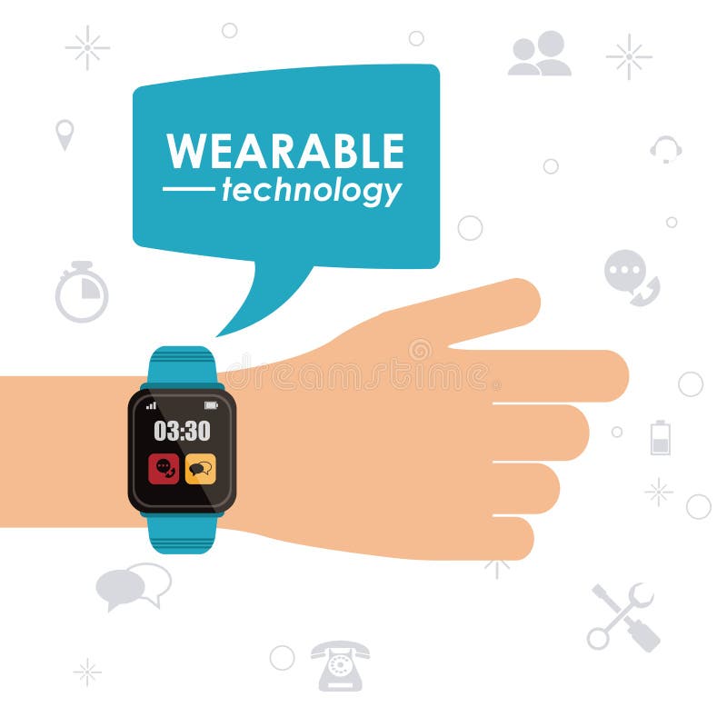 Wearable Technology , Vector Design Stock Vector - Illustration of ...
