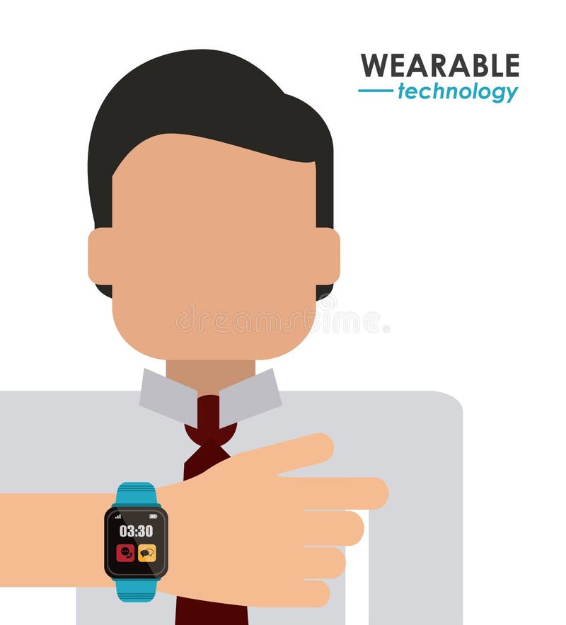 Wearable Technology , Vector Design Stock Vector - Illustration of ...