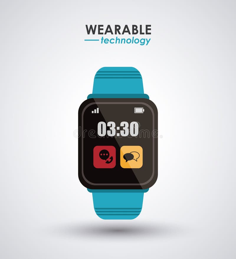Wearable Technology , Vector Design Stock Vector - Illustration of ...