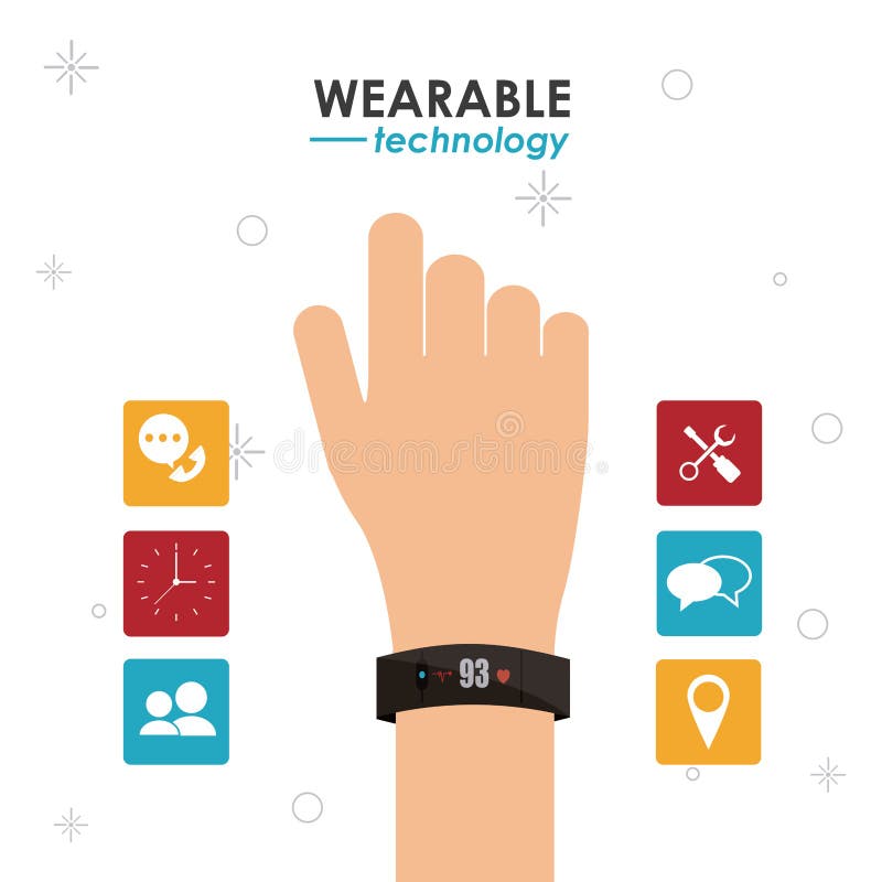 Wearable Technology , Vector Design Stock Vector - Illustration of ...