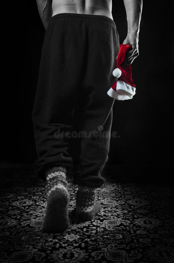 Weary Santa. stock image. Image of celebrations, claus - 83041077