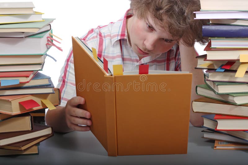 Weary student stock image. Image of learner, preparation - 6383557