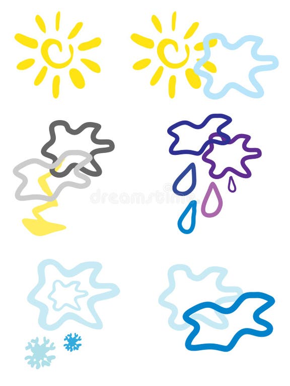 Weather stock vector. Illustration of warm, cold, winter - 22934685