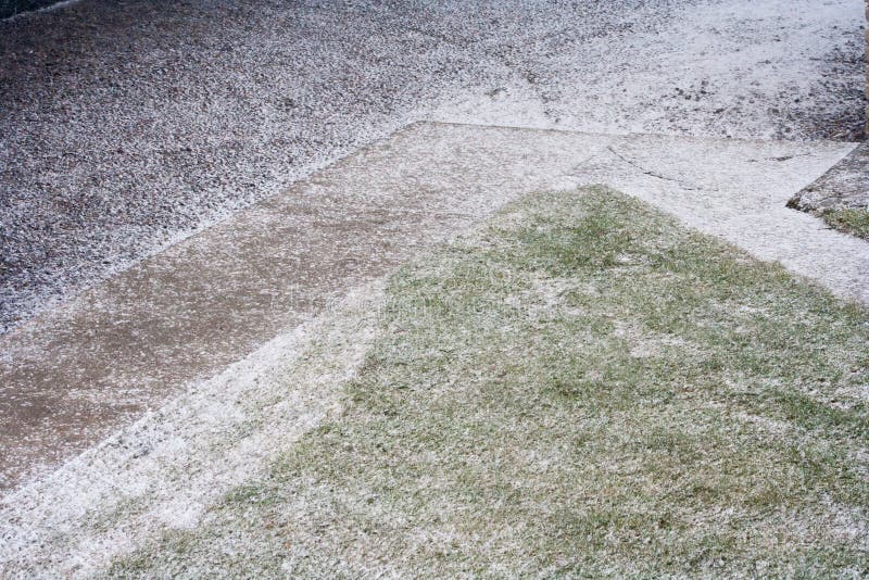Snow Falling in Spring in April and May Stock Photo - Image of nature ...