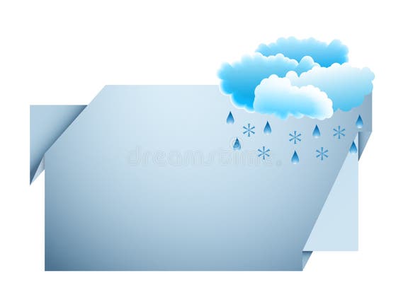 Weather banner stock illustration. Illustration of cloud - 39543961