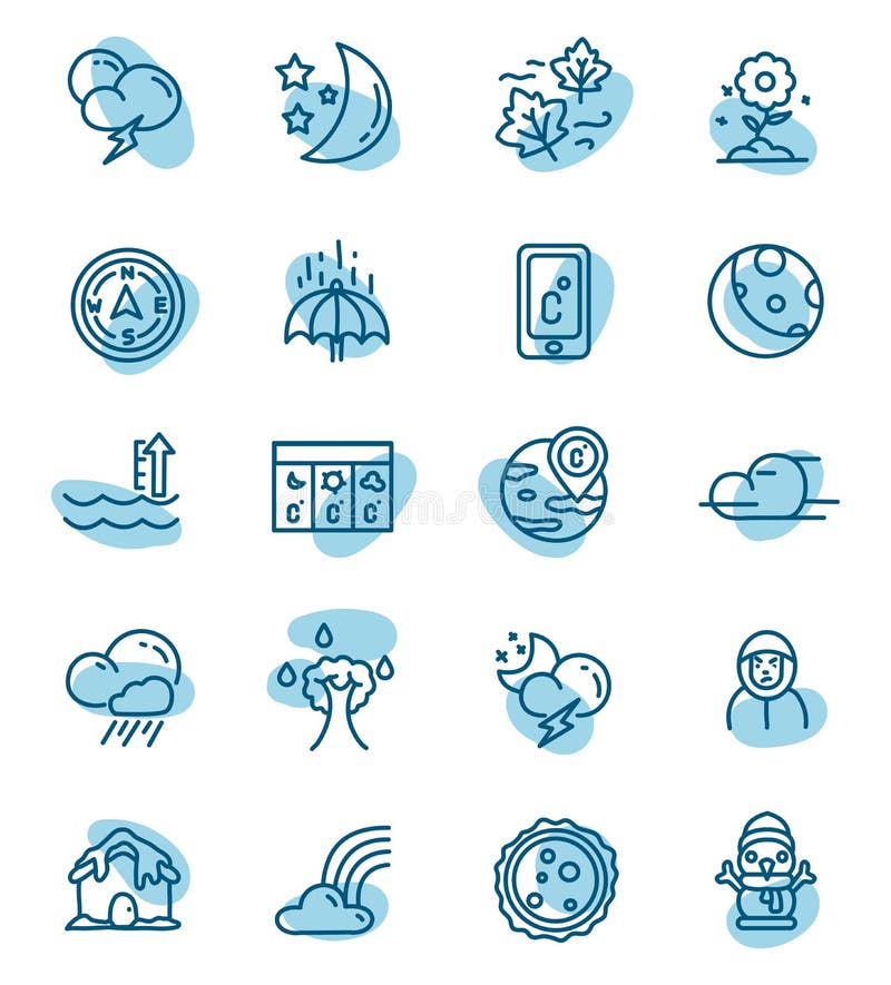 Weather climate, icon stock vector. Illustration of design - 258927529