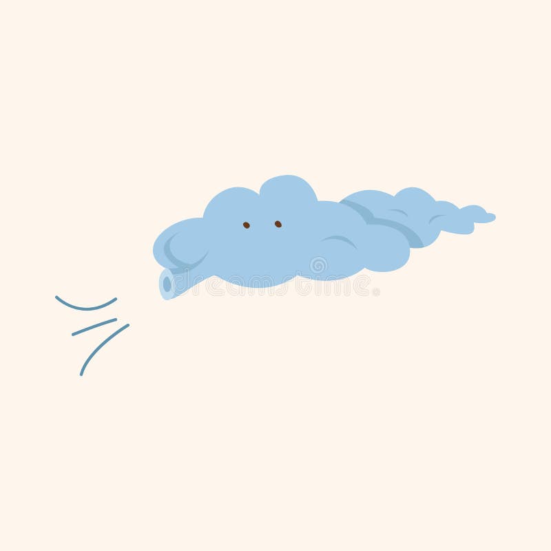 Weather Cloudy Day Theme Elements Stock Vector - Illustration of ...