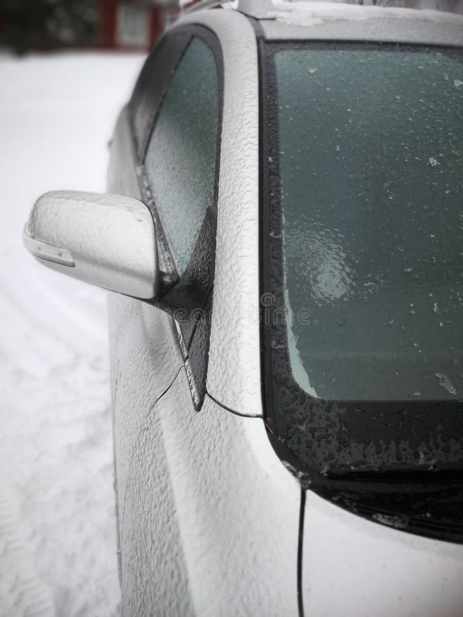 Weather Conditions in the North of Sweden, Car Problem Stock Photo ...