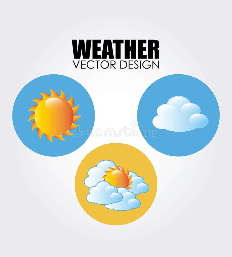 Weather design stock vector. Illustration of announcement - 43747959