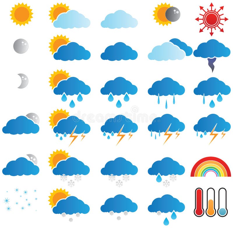 Weather Forecast Week Stock Illustrations – 166 Weather Forecast Week ...