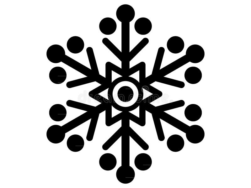 Weather Forecast App Icon for Snow Stock Vector - Illustration of sleet ...