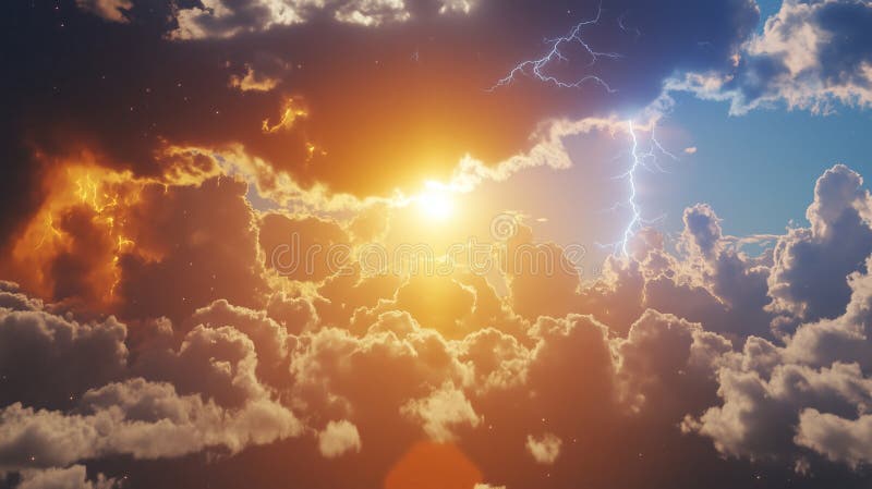Weather Forecast Background, Climate Change Concept Stock Image - Image ...