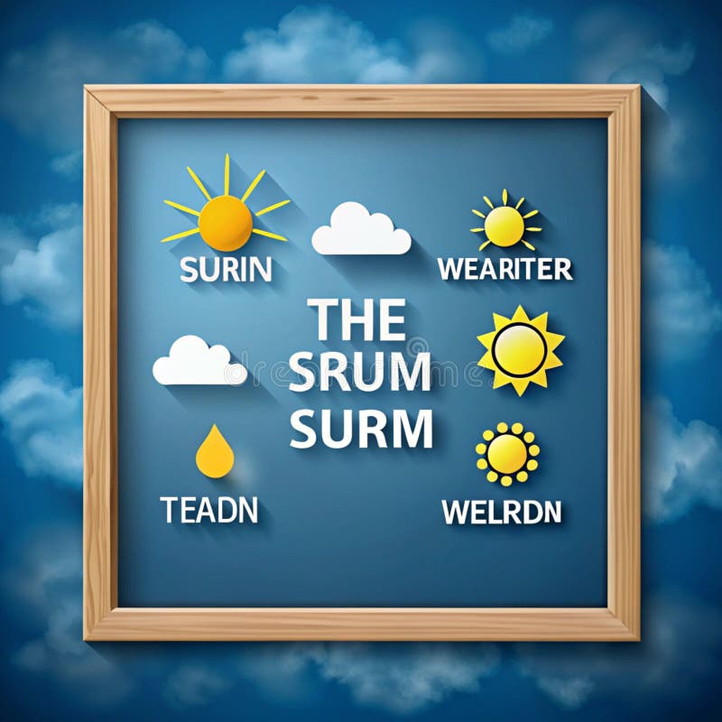 Kids Weather Chart Stock Illustrations – 35 Kids Weather Chart Stock ...