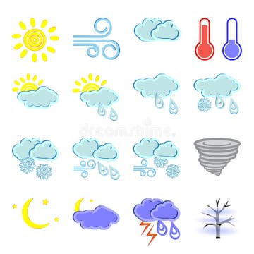 Weather Forecast Logos Stock Illustrations – 156 Weather Forecast Logos ...
