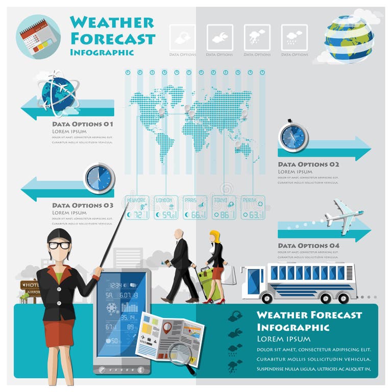 Weather Forecast Template Stock Illustrations – 14,123 Weather Forecast ...
