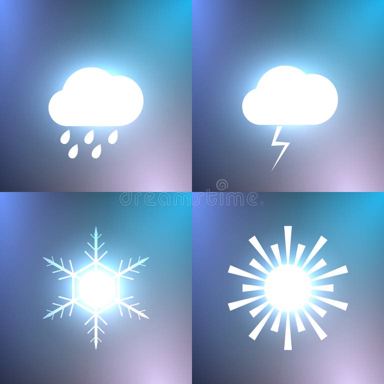 Weather forecast stock vector. Illustration of empty - 49126130