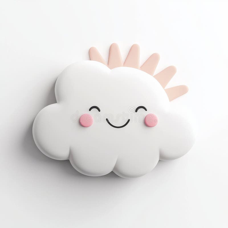 Weather Forecast Sign in 3D for Icons and Symbols. 3D Rendering Stock ...