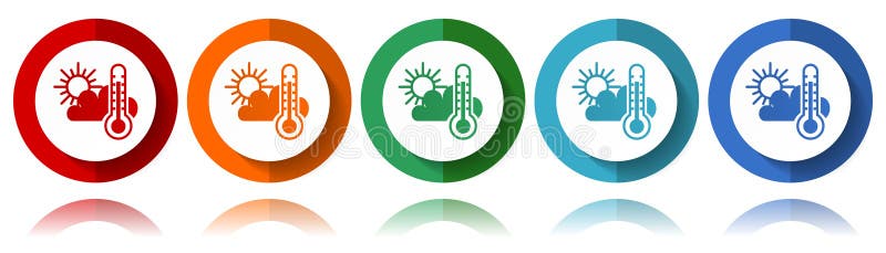 Weather Flat Icon Set Stock Illustrations – 52,811 Weather Flat Icon ...