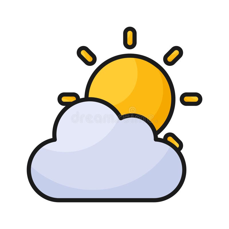 A Weather Icon Represents Various Atmospheric Conditions Such As Sun ...