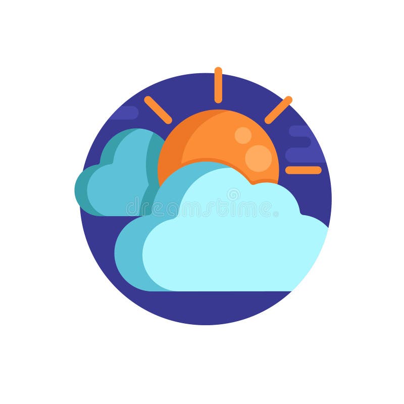 Weather Icon Vector Graphic Download Template Modern Stock Illustration ...