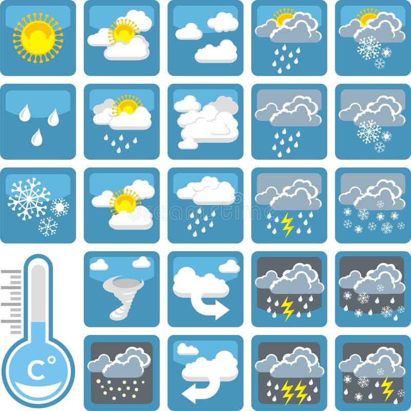 Todays Weather Template for Kids. Weather Chart. Stock Vector ...