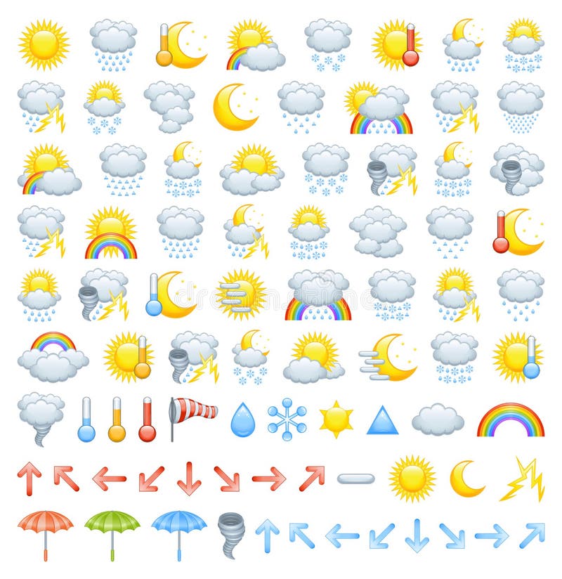 Hand draw weather stock vector. Illustration of smile - 16794099