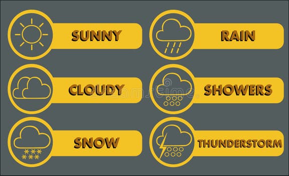 Weather Labels Stock Illustrations – 776 Weather Labels Stock ...