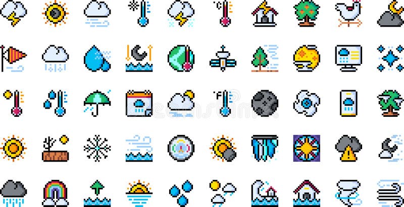 Weather Icons High-Quality Vector Icons Collection with Editable Stroke ...